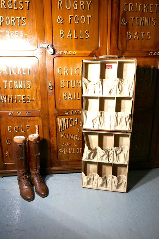 Very Rare Shoe Case, Steamer Trunk for Shoes Steam Punk at 1stDibs
