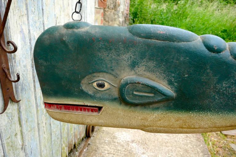 Rare French Whale Oil Trade Shop Sign at 1stDibs