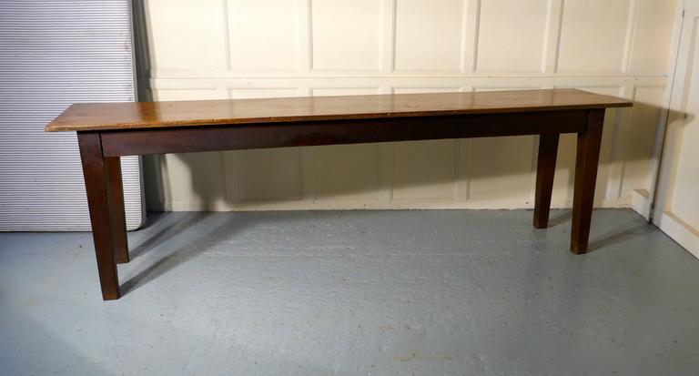 Long Narrow Farmhouse Kitchen Table at 1stdibs