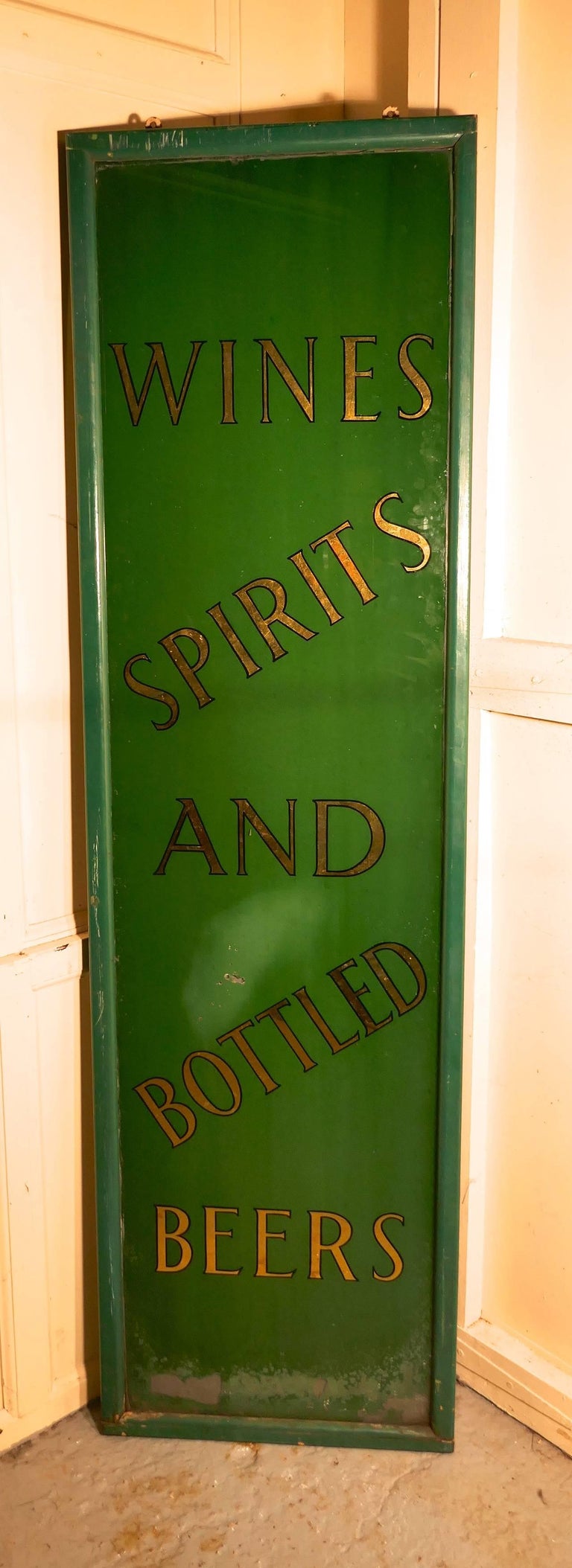 19th Century Pub Mirror Advertising Sign at 1stDibs