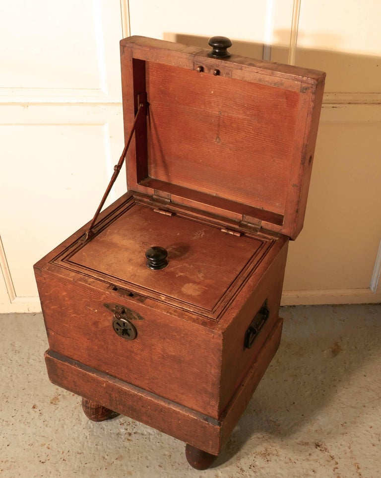 Country House Pine Ice Box or Refrigerator from around 1890 at 1stDibs