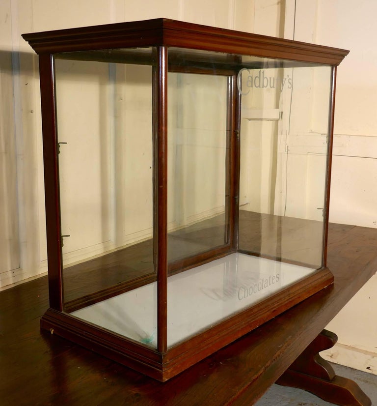 Edwardian Cadbury’s Counter Top Sweet Shop Display Cabinet For Sale at ...