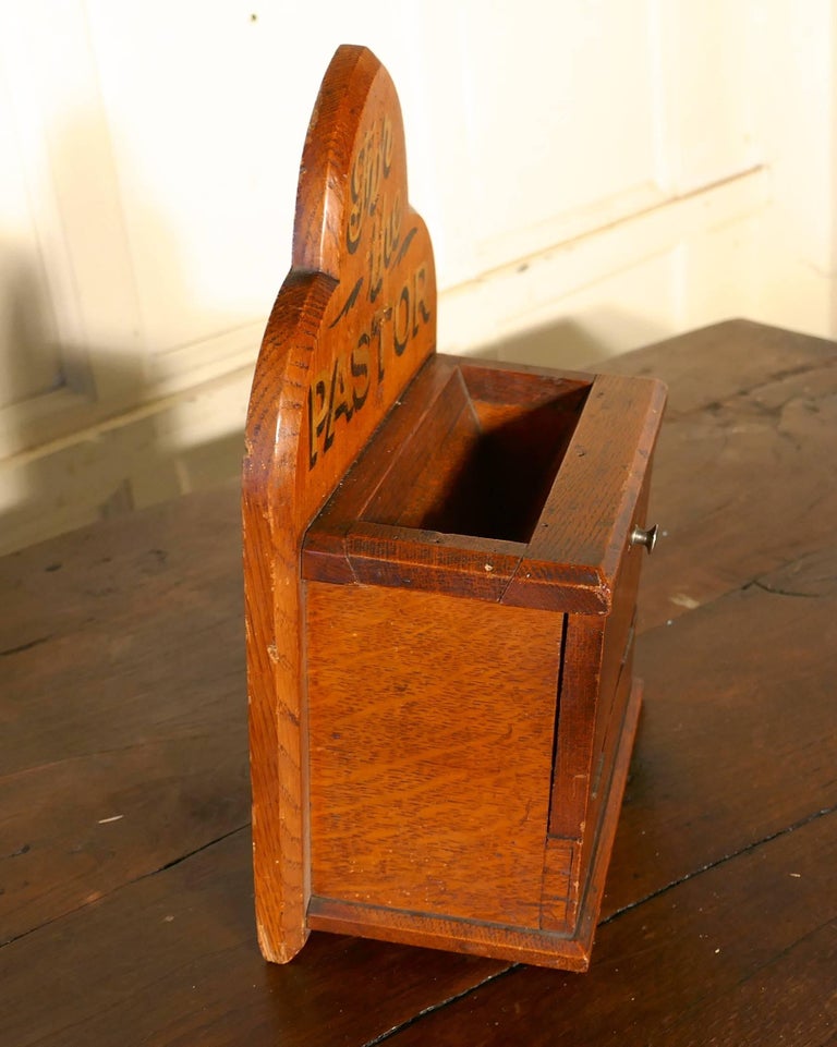 Arts and Crafts Church Collection Box at 1stDibs