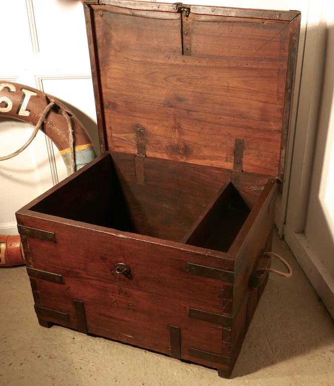 18th Century Naval Officers Sea Chest at 1stDibs | 18th century sea ...