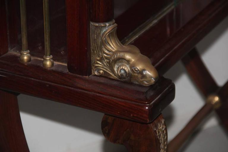 Showcase Rosewood Design, 1950, Italian For Sale at 1stDibs