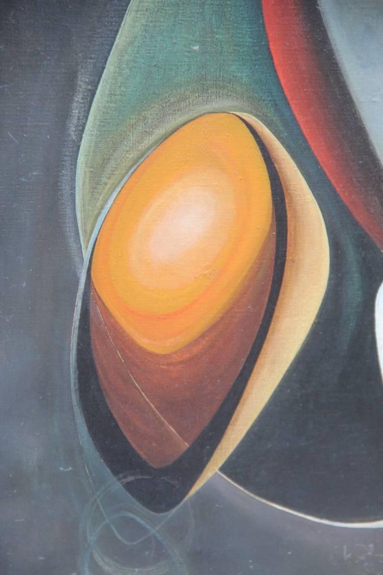 Oils on Canvas of the 1953 Antonio Franchini Painter Italian Design ...