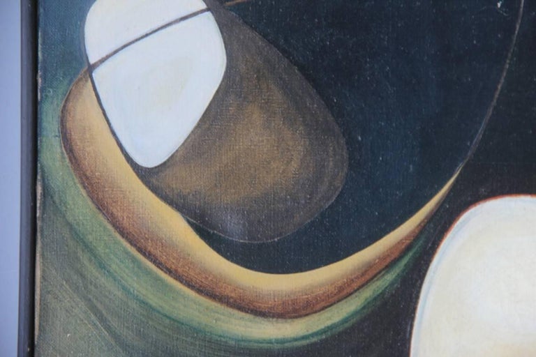 Oils on Canvas of the 1953 Antonio Franchini Painter Italian Design ...