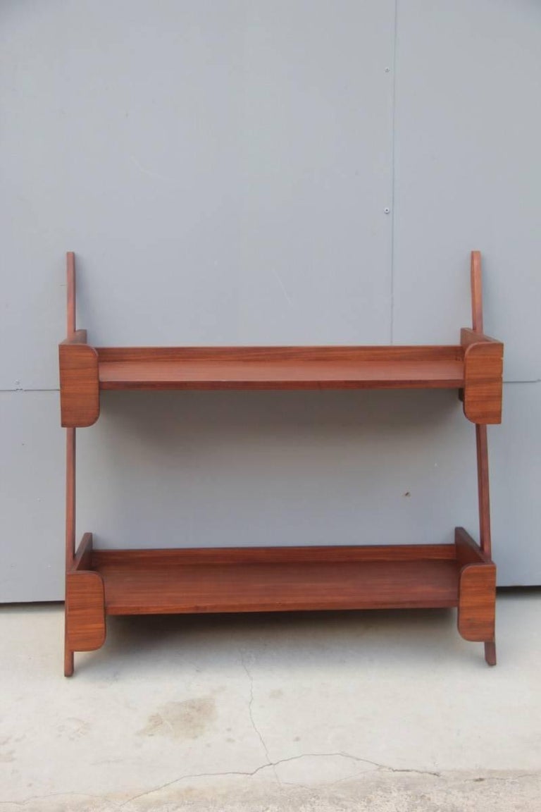 Diagonal Shelves Midcentury Italian Design For Sale at 1stDibs
