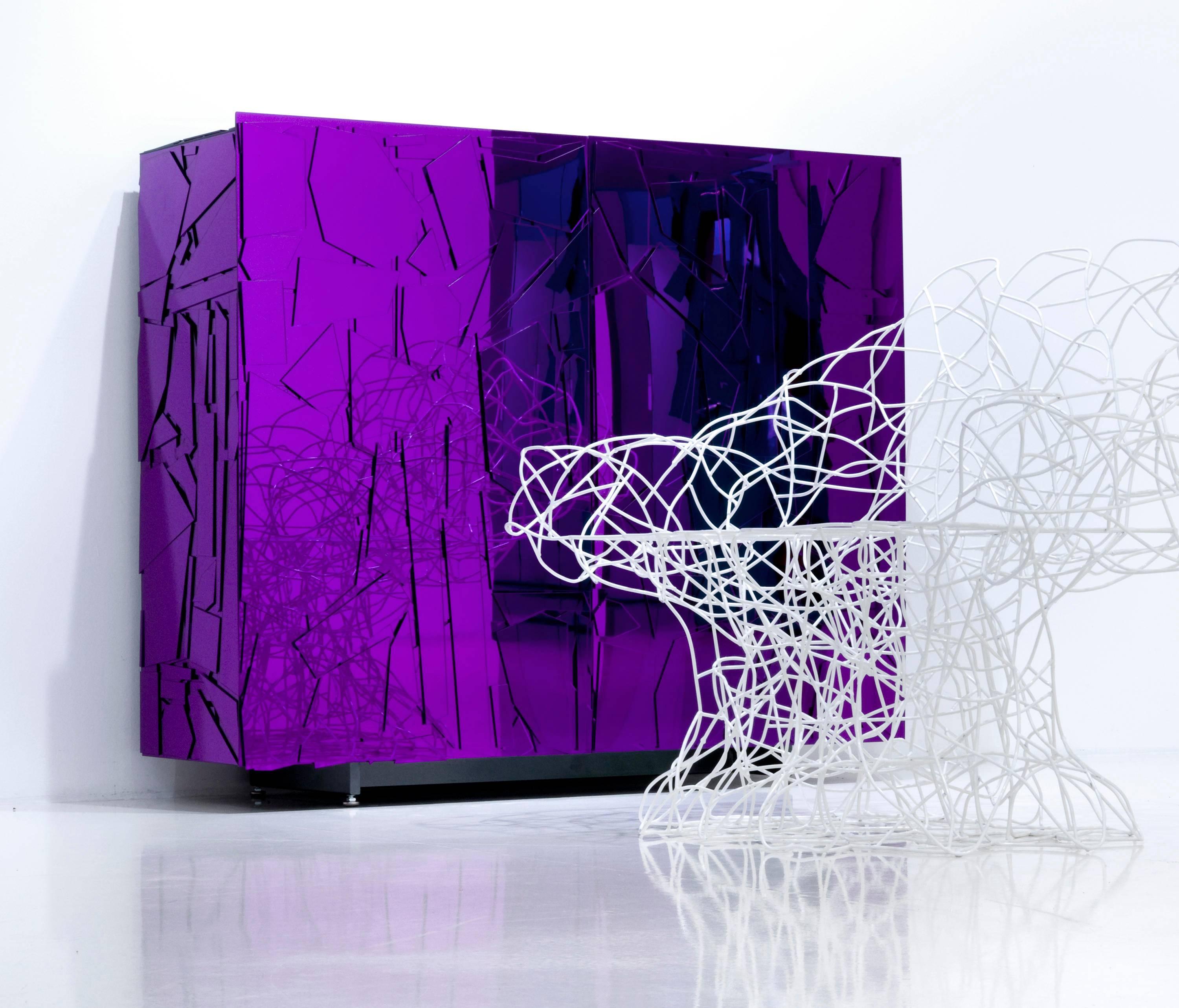 Edra Scrigno Cabinet in Colored Methacrylate For Sale at 1stDibs ...