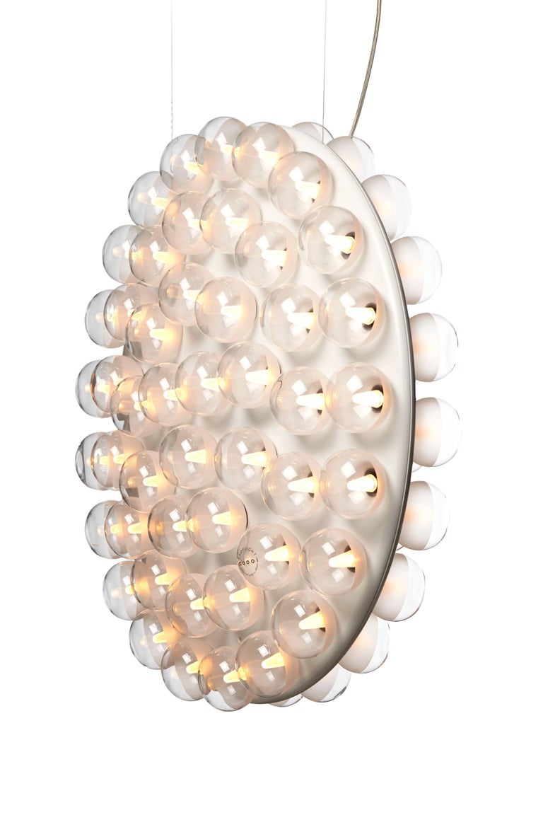 Moooi Prop Suspension Light in Round with Led Lights on One or Both ...