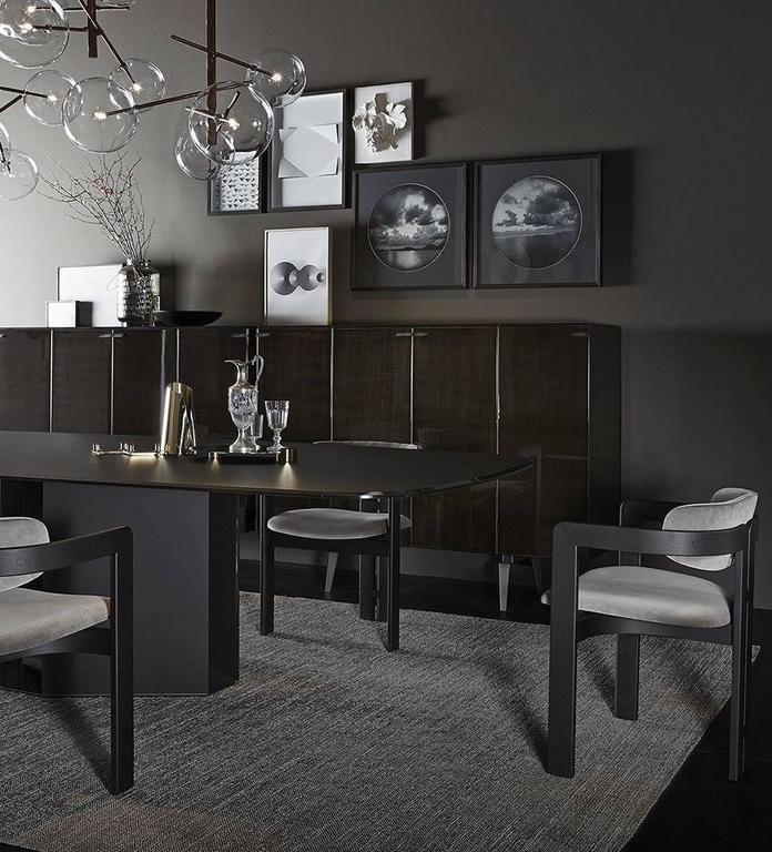 0414 Dining Chair in Wood and Upholstery by Gallotti and Radice For ...