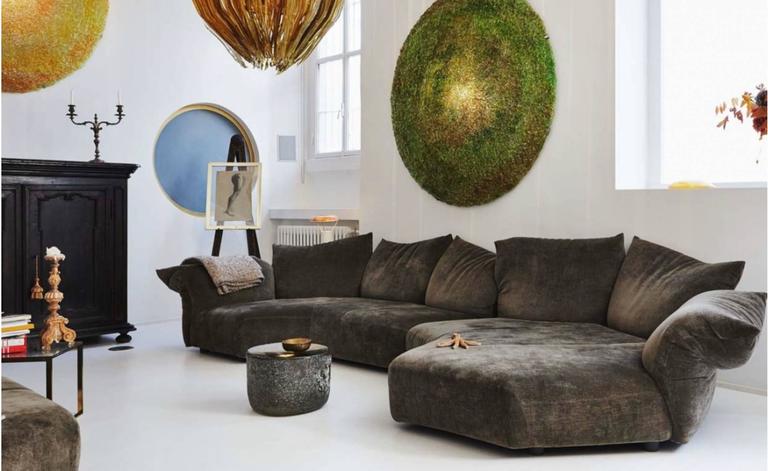 Standard Sofa by EDRA with "Smart" Adjustable Pillows For Sale at ...