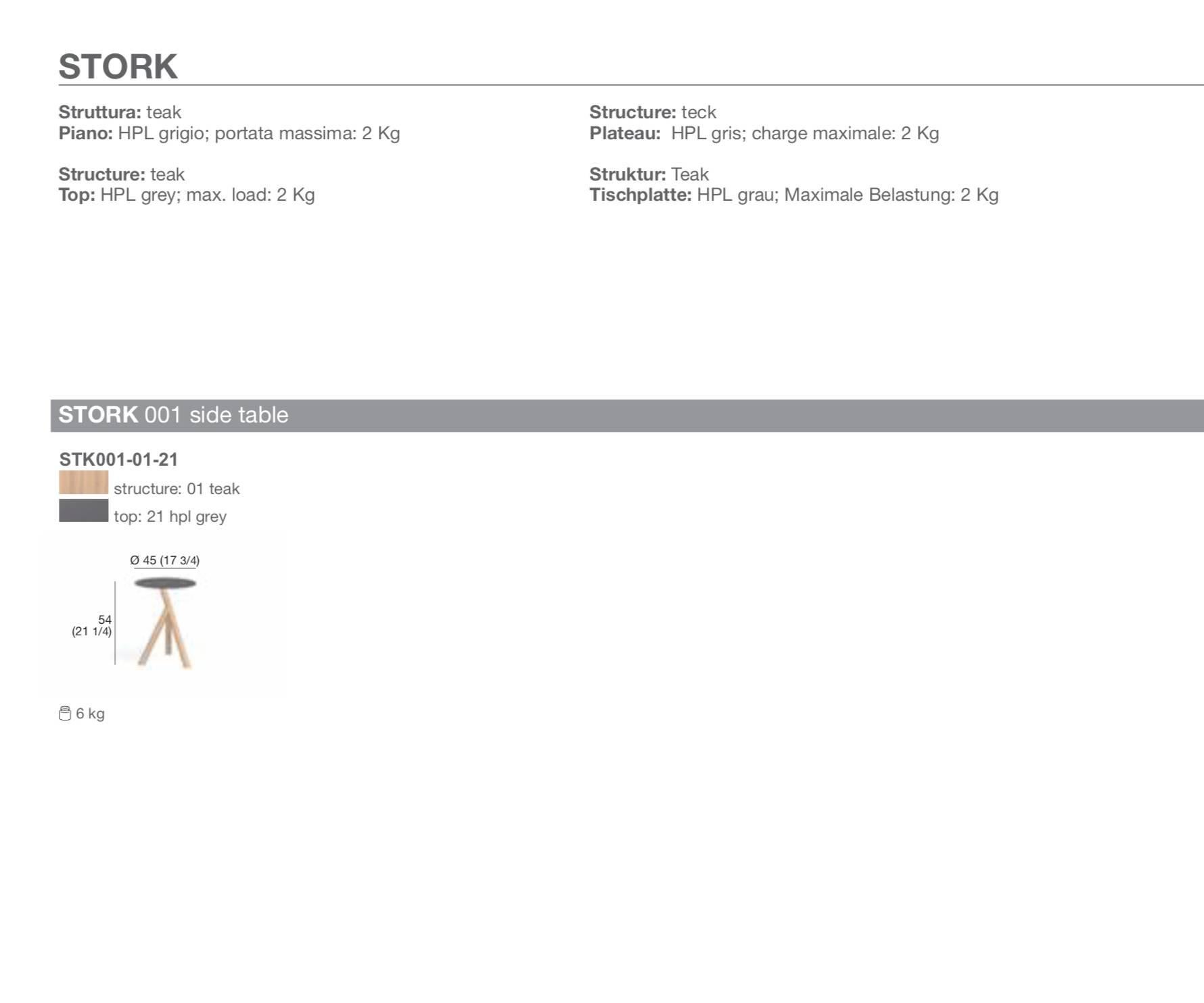 Roda Stork Side Table for Indoor/Outdoor Use For Sale at 1stDibs | outdoor side tables