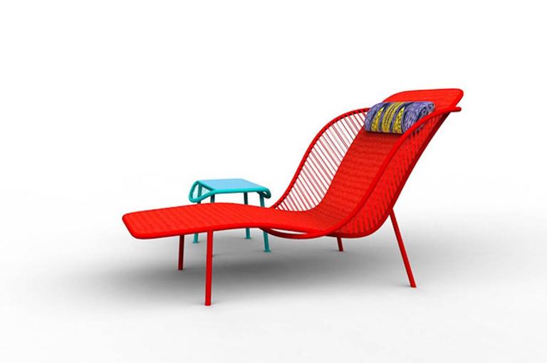 Imba Chaise Longue Sunlounger by Moroso for Indoor and Outdoor For Sale ...