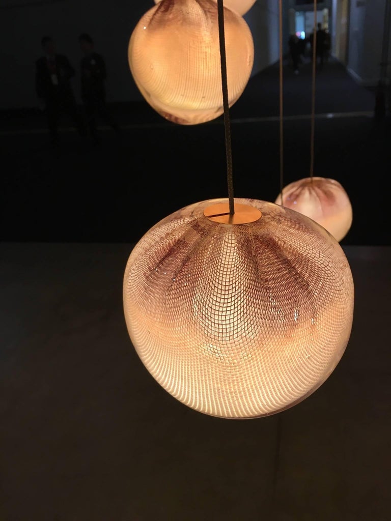 Bocci 84.3 Three Pendant Led or Xenon Suspension Fixture in Glass and ...