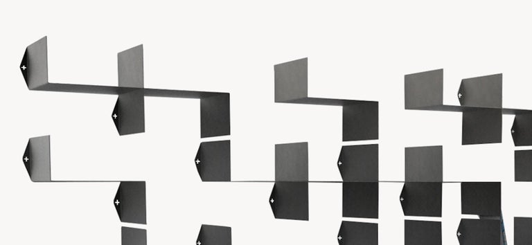 Z Shelf Bookcase by Moroso in Modular Configurations, Set of Four For ...