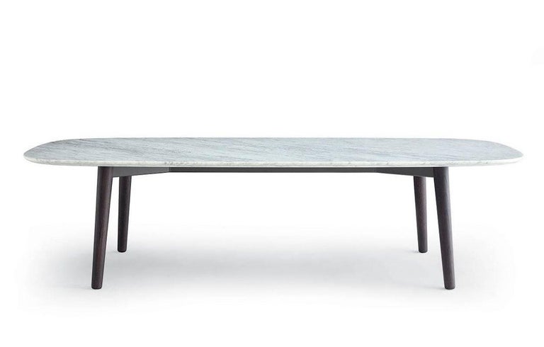 Poliform Mad Dining Table by Marcel Wanders in Solid Wood and Marble ...