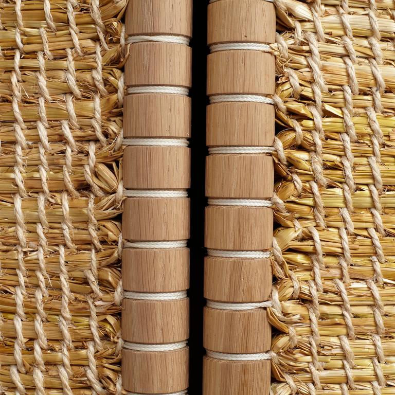 Handwoven Straw Oak Warming Cabinet by Gareth Neal and Kevin Gauld at ...