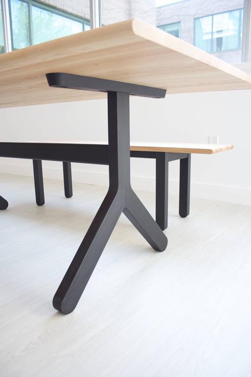 Modern Trestle Dining Table For Sale at 1stDibs