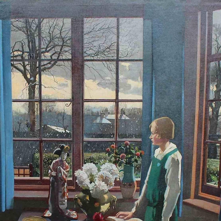 Art Deco Painting by Harry Bush at 1stDibs