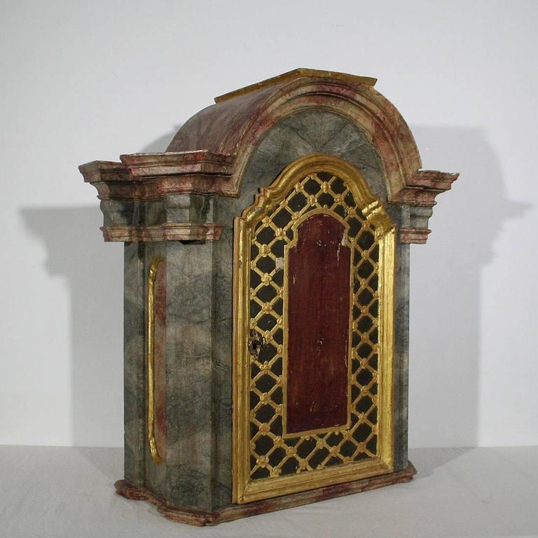 18th Century Italian Baroque Wooden Tabernacle at 1stDibs
