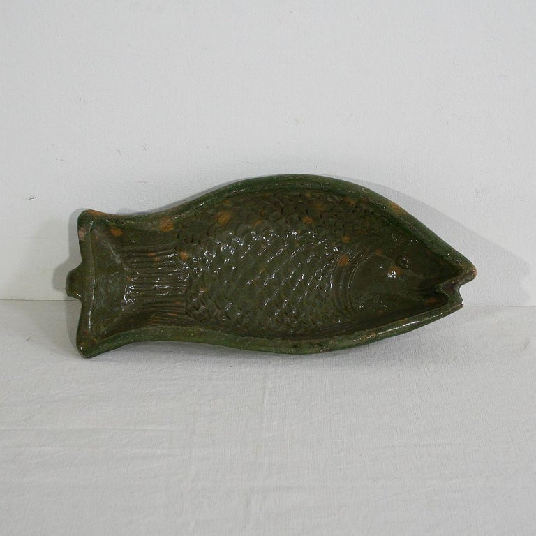 Collection of 19th Century, French Earthenware Fish Baking Molds at 1stdibs