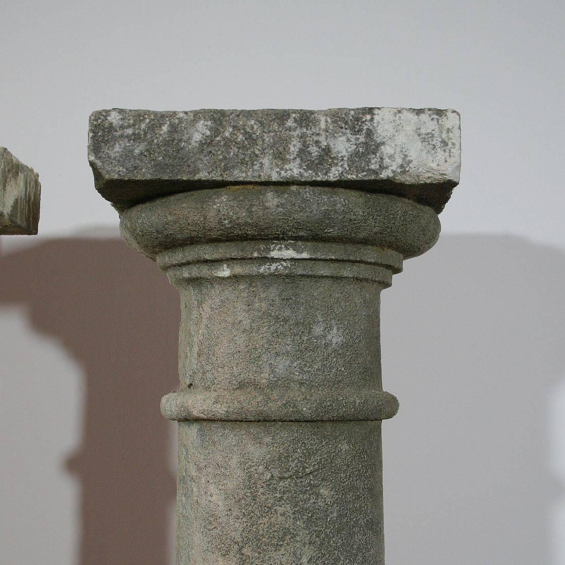 French 19th Century White Stone Columns at 1stDibs | stone colums ...