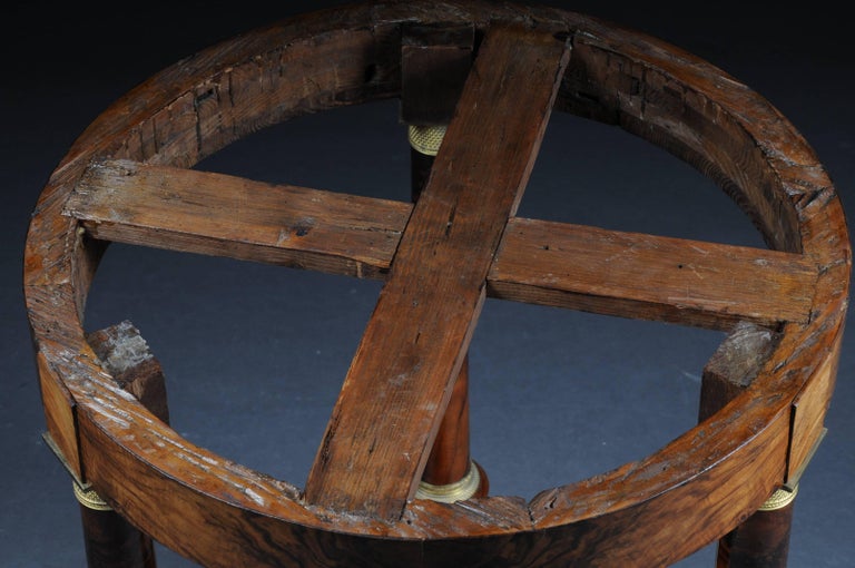 Antique Empire Side Table Walnut Root, circa 1810 at 1stDibs