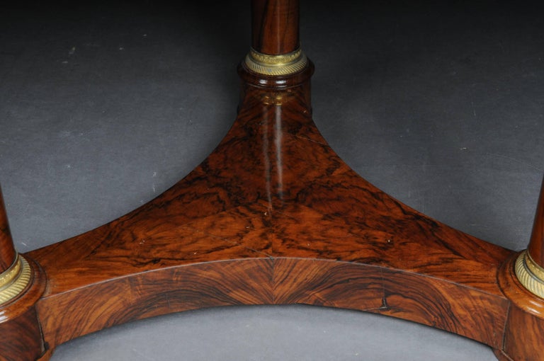 Antique Empire Side Table Walnut Root, circa 1810 at 1stDibs