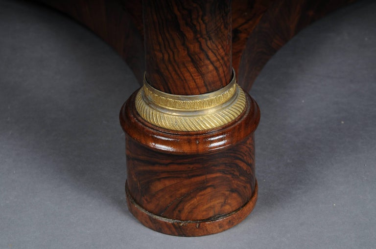 Antique Empire Side Table Walnut Root, circa 1810 at 1stDibs
