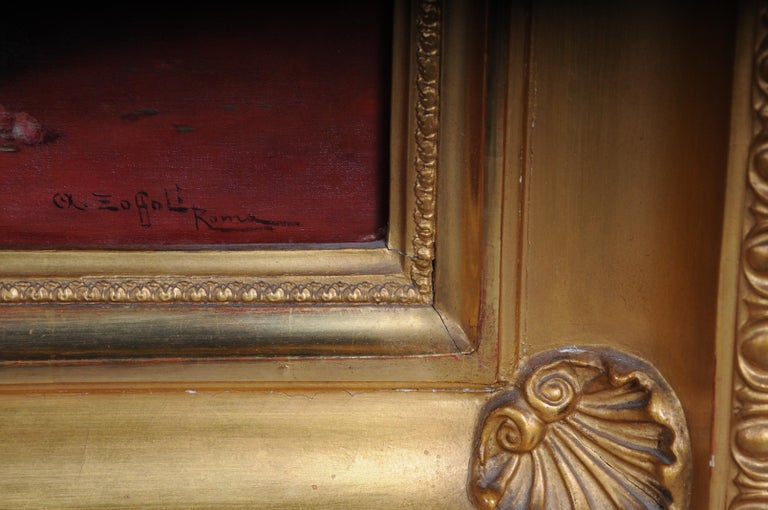 19th Century Painting by A. Zoffoli Audience with the Queen For Sale at ...