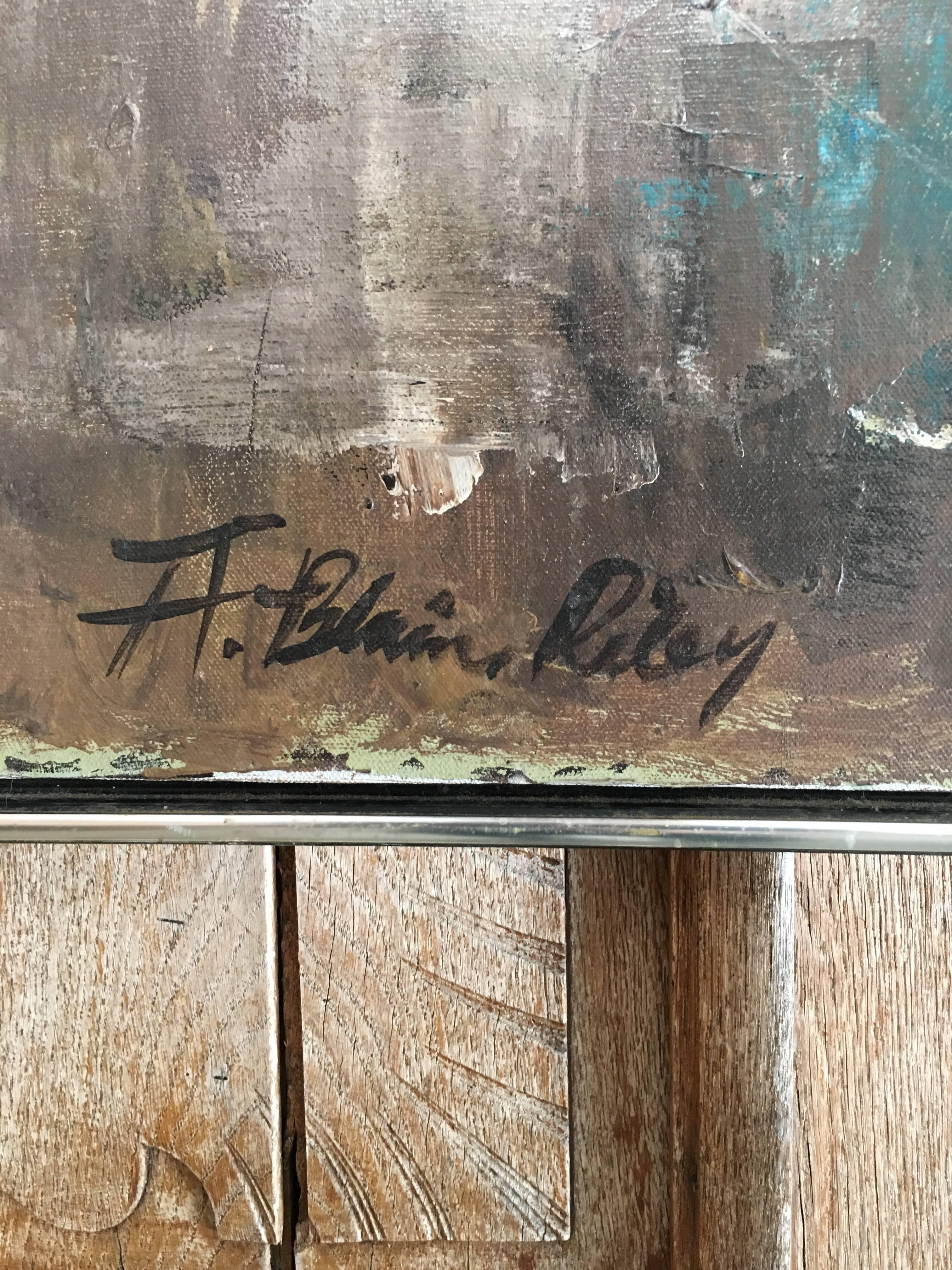 California Abstract Painting by A. Blaine Riley For Sale at 1stDibs