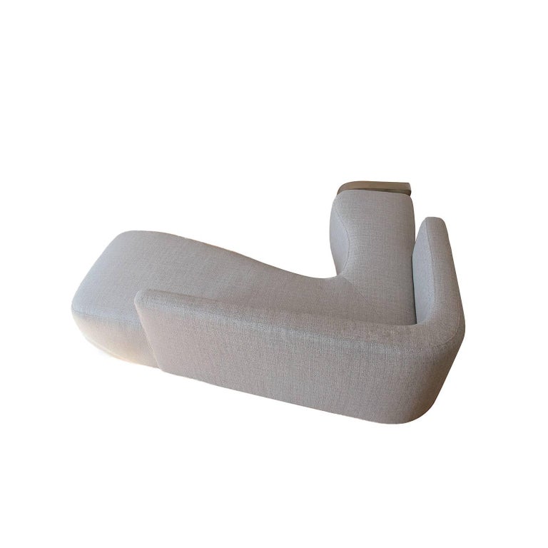 Handcrafted Moon Couch, Handmade with Silvered Brass and Handwoven ...