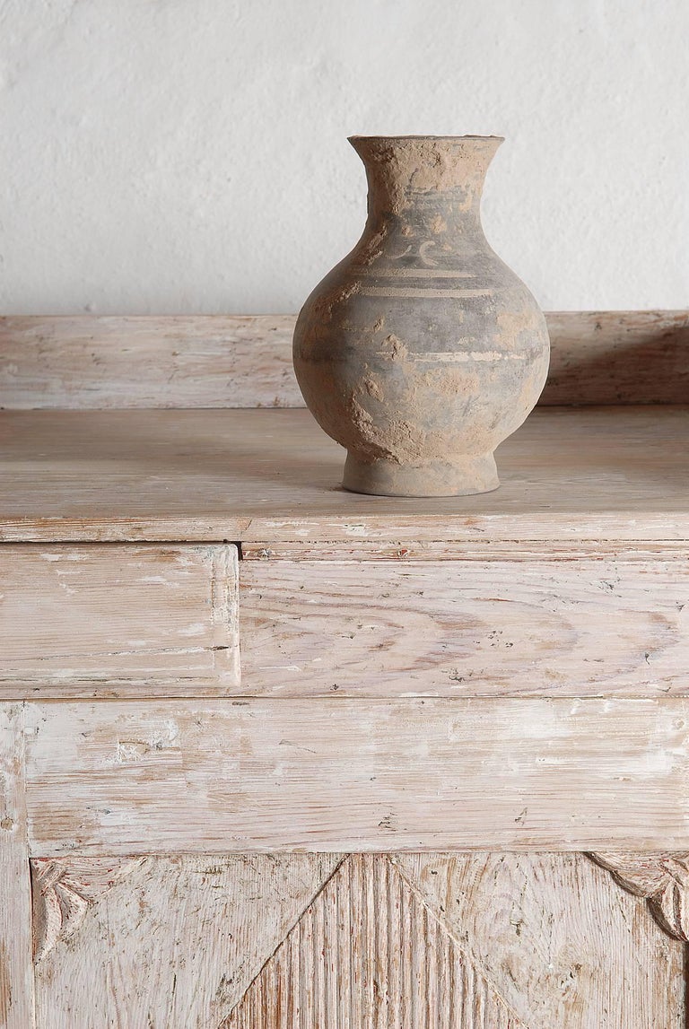 Unglazed Han Dynasty Vase with Decorations For Sale at 1stDibs | vase ...