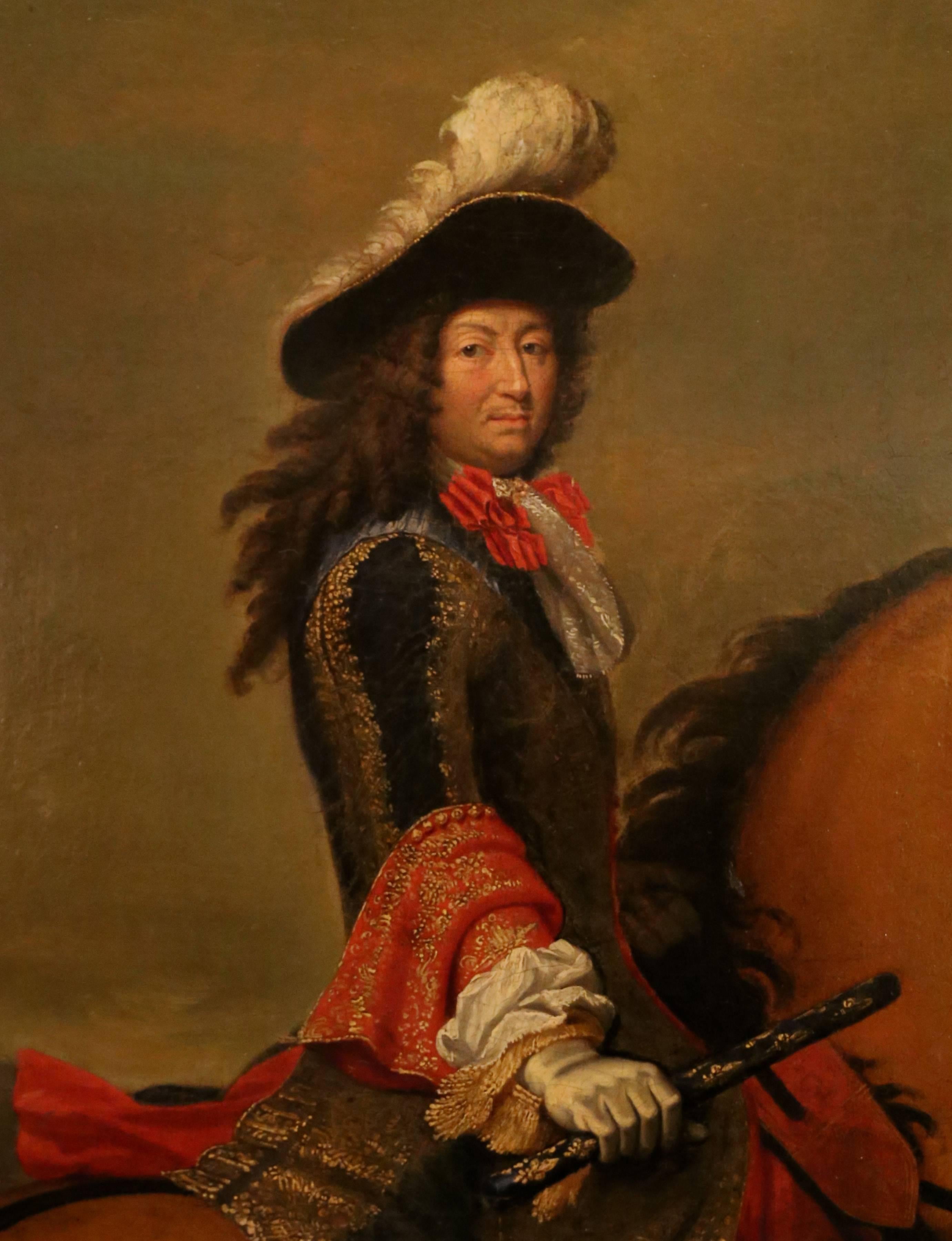 Equestrian Portrait of King Louis XIV, Victorious after the Siege of ...