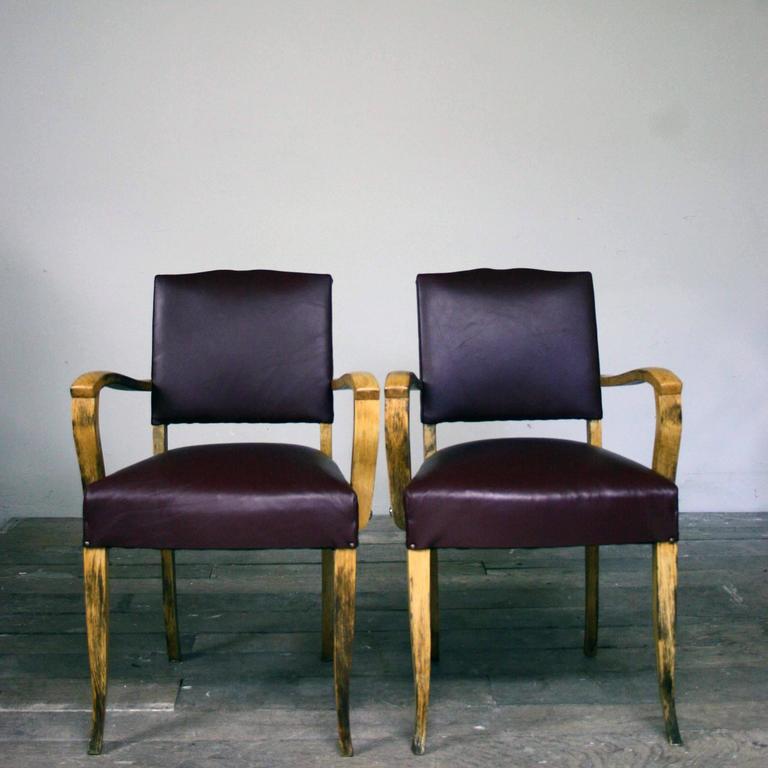 1930s Moustache Back Bridge Chairs at 1stDibs