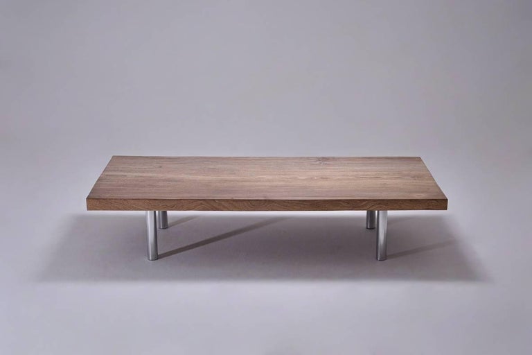 Bespoke Low Table with Single Slab of Antique Hardwood, by P ...