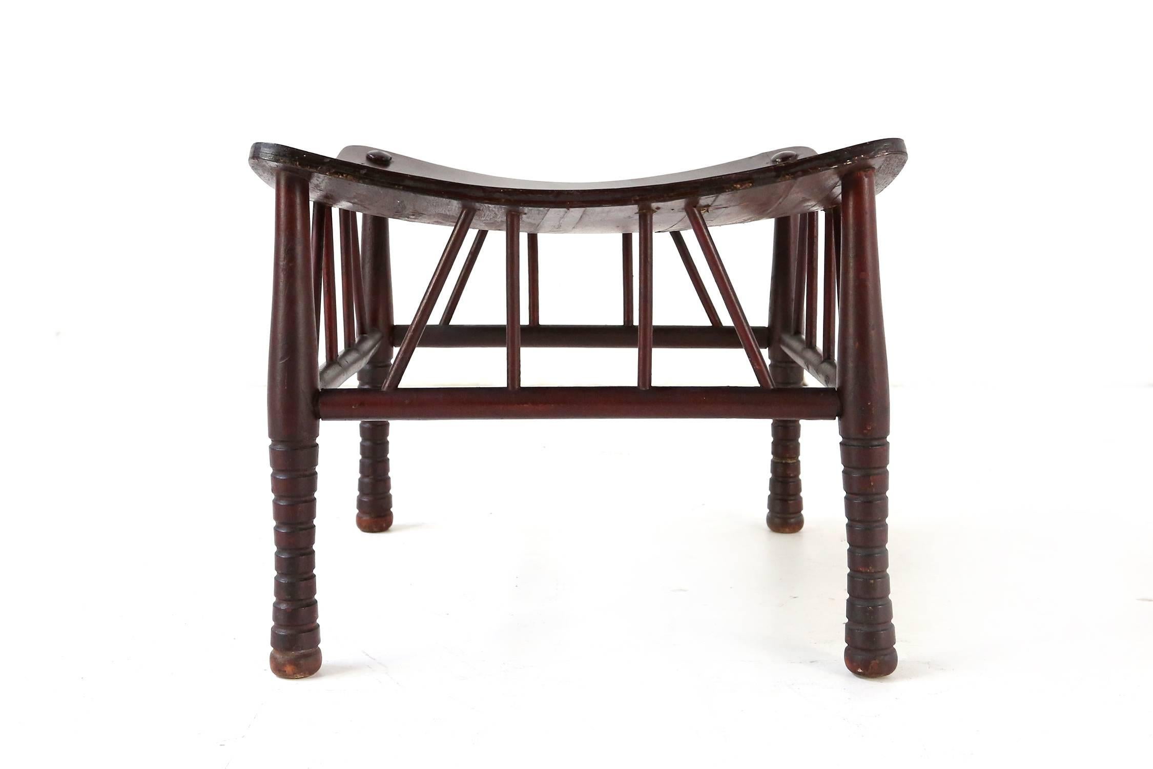 Arts and Crafts Liberty and Co. Thebes Stool at 1stDibs