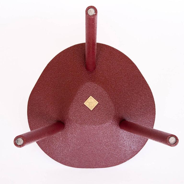 Faye Toogood Oxblood Rubber Spade Chair For Sale at 1stDibs