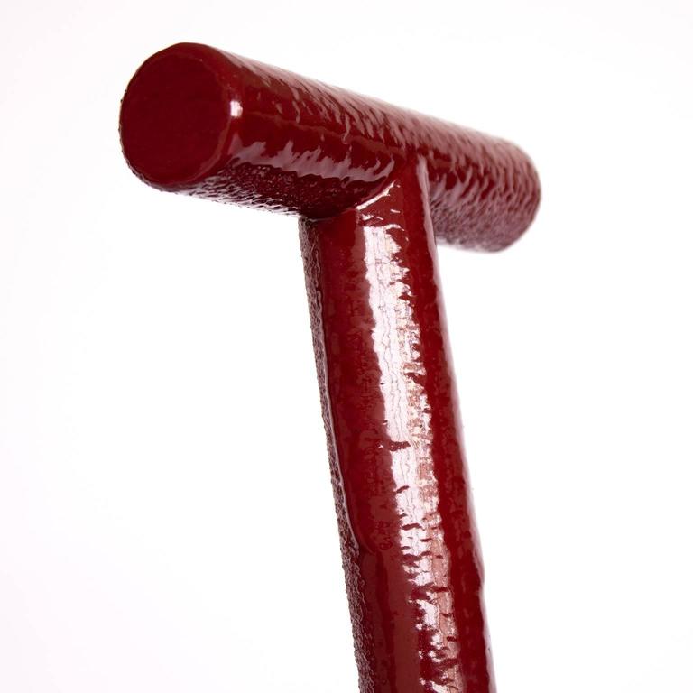 Faye Toogood Oxblood Rubber Spade Chair For Sale at 1stDibs