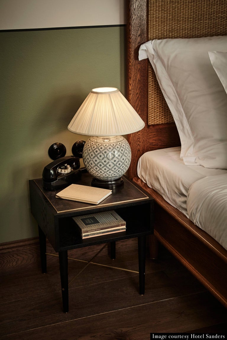 Sanders Bed by Lind + Almond in Oak and Rattan, USA King For Sale at ...