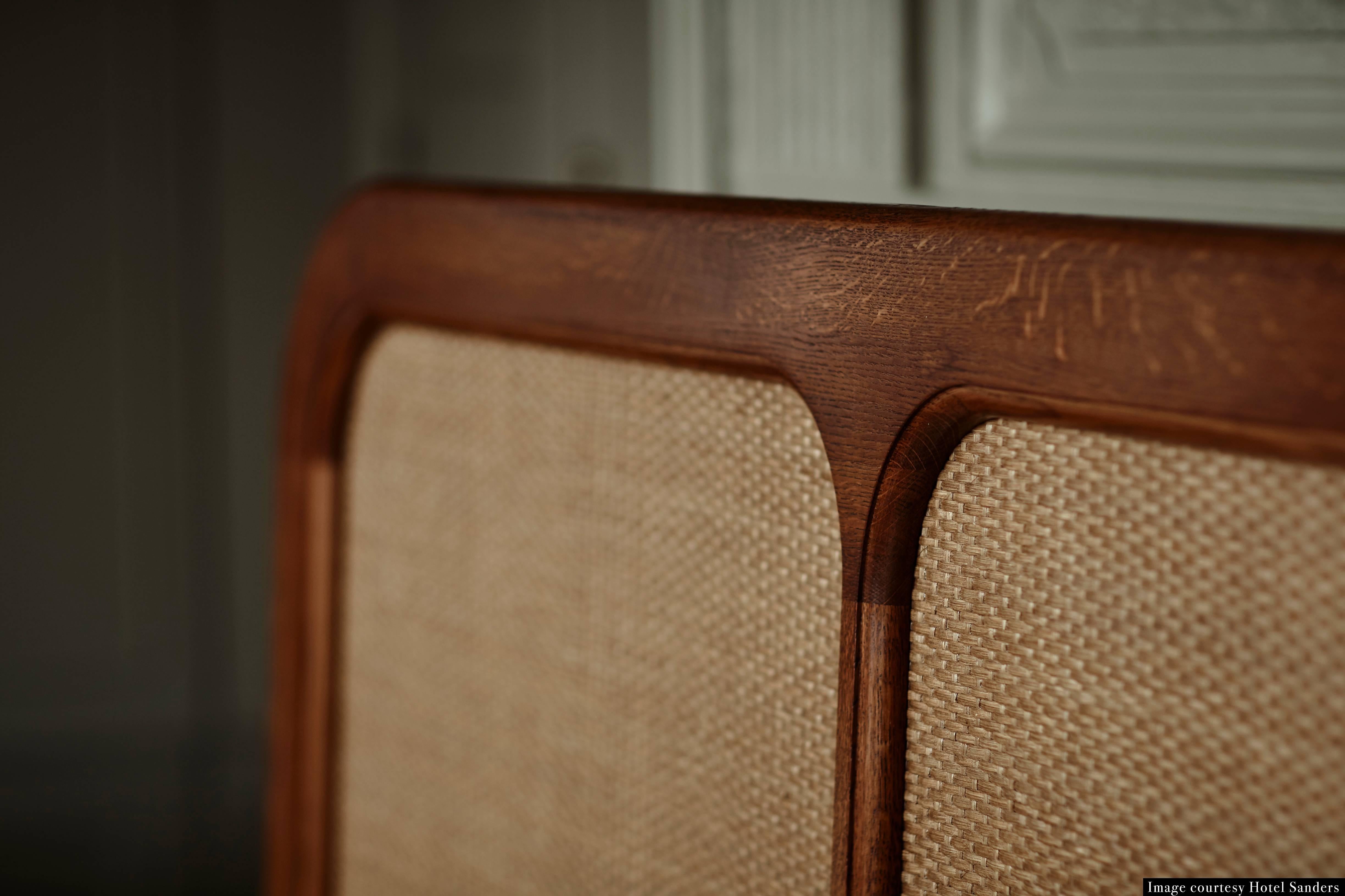 The Sanders Bed by Lind + Almond in Cognac and Rattan (Euro King) For ...