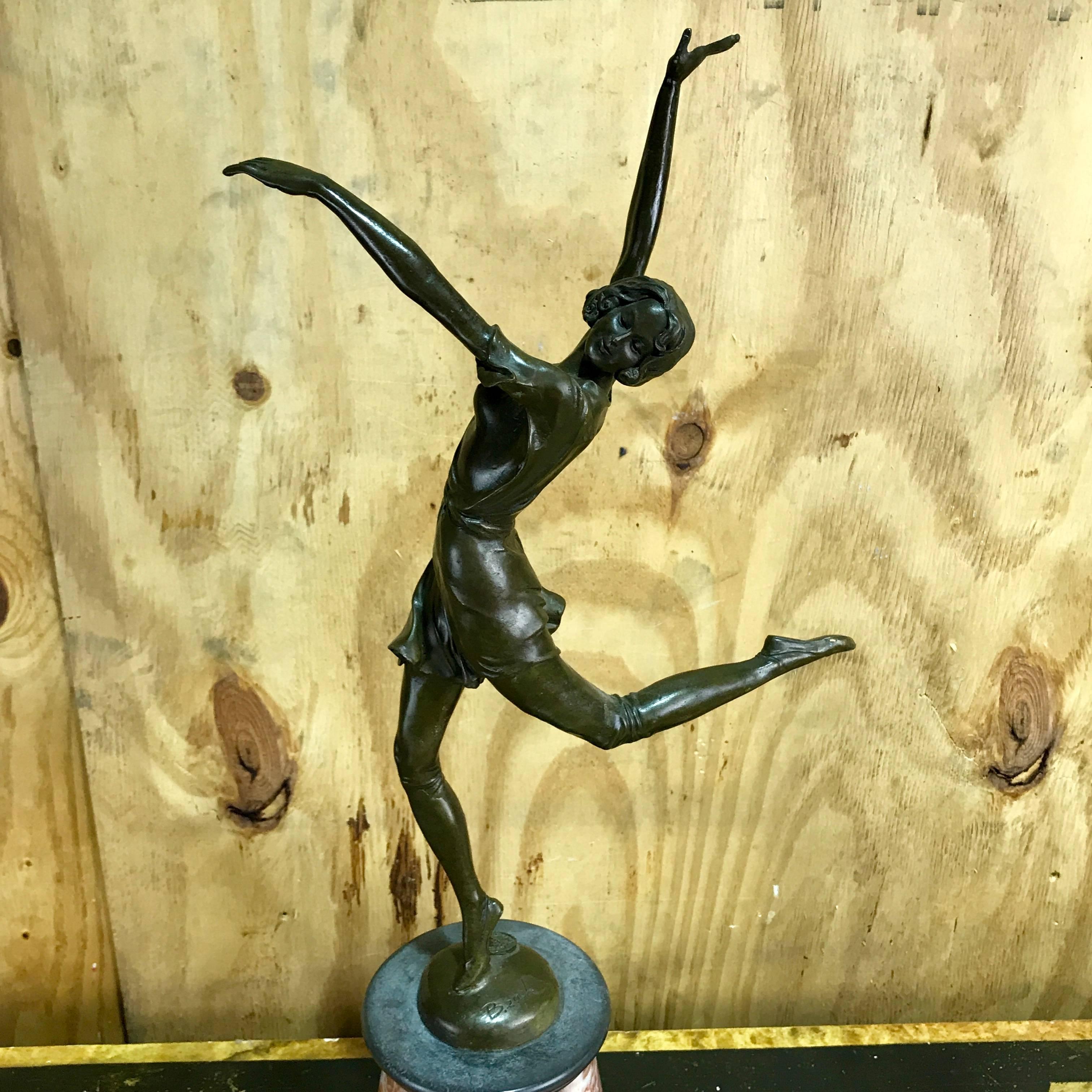 Art Deco Bronze Dancer Bronze, after Bruno Zach For Sale at 1stDibs | b ...