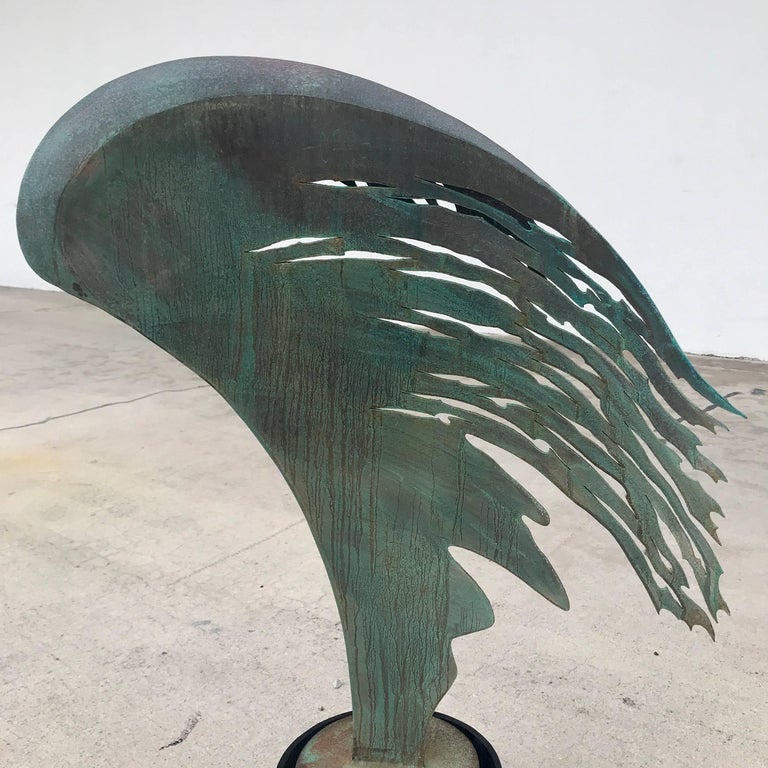 Midcentury Angel Wing Sculpture For Sale at 1stDibs