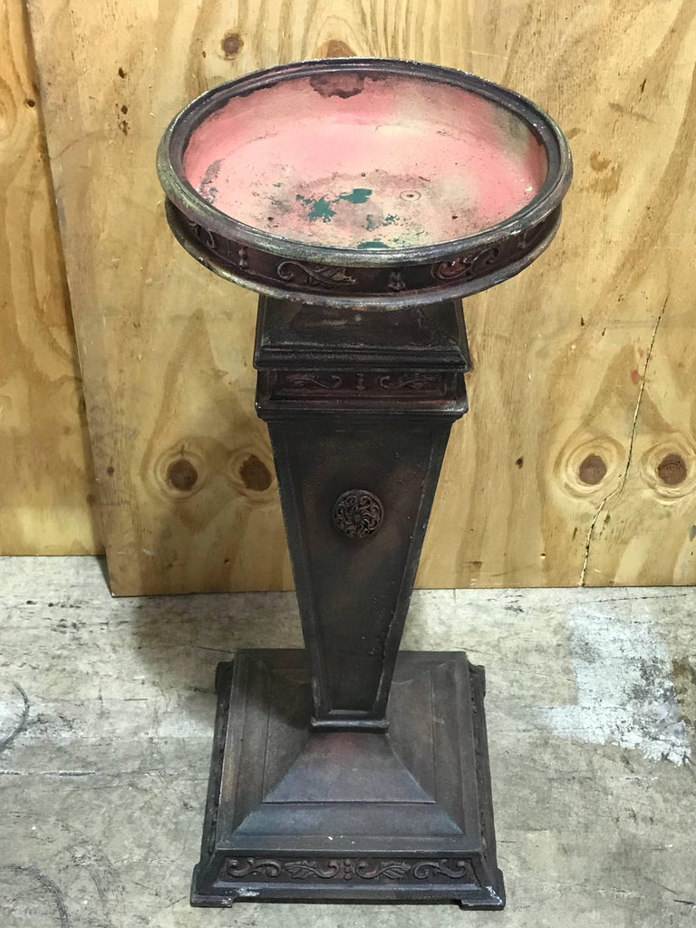 Antique Cast Iron Sundial on Pedestal at 1stDibs | cast iron sundial on ...