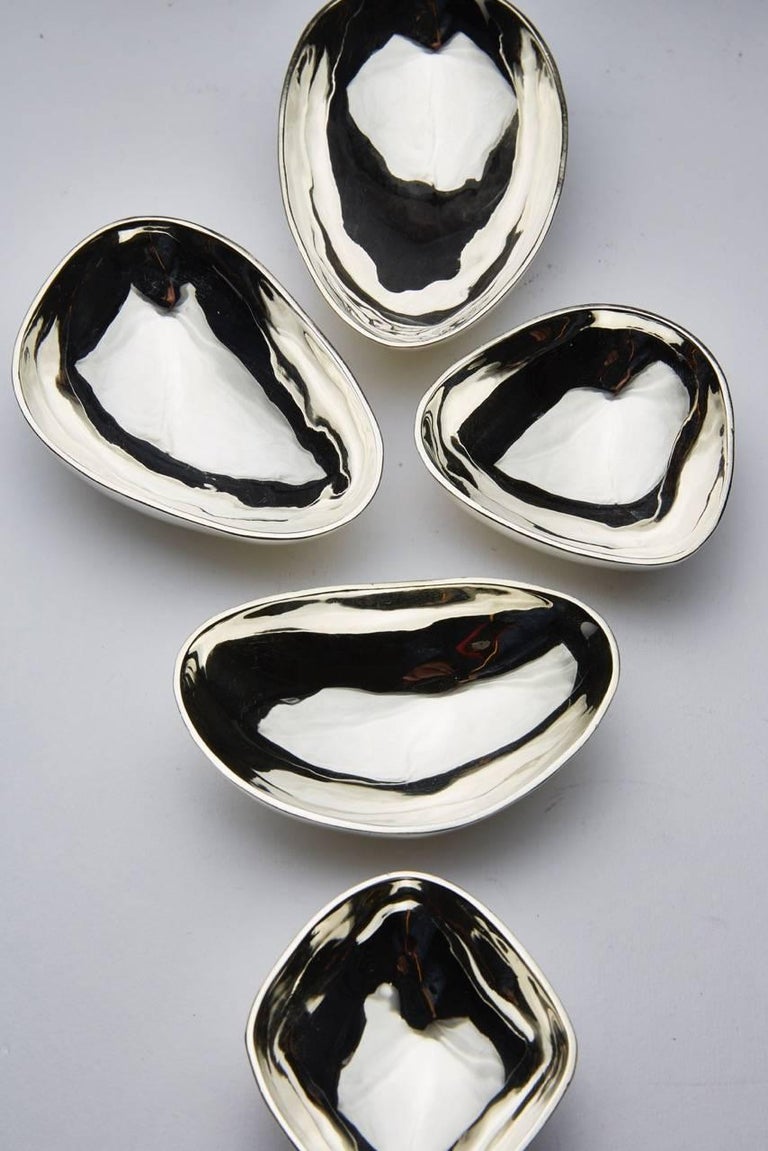 Decorative Cups, PEBBLES, Silver Plated by Reda Amalou Design, 2016 For ...