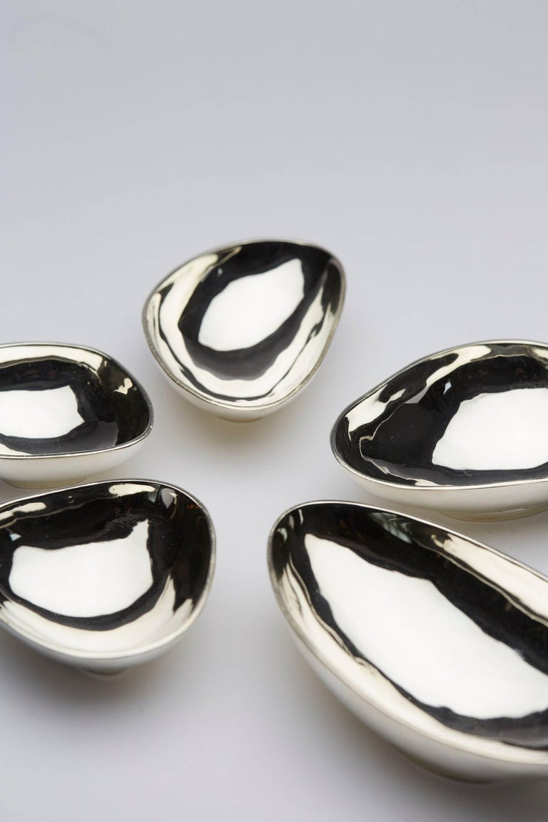 Decorative Cups, PEBBLES, Silver Plated by Reda Amalou Design, 2016 For ...