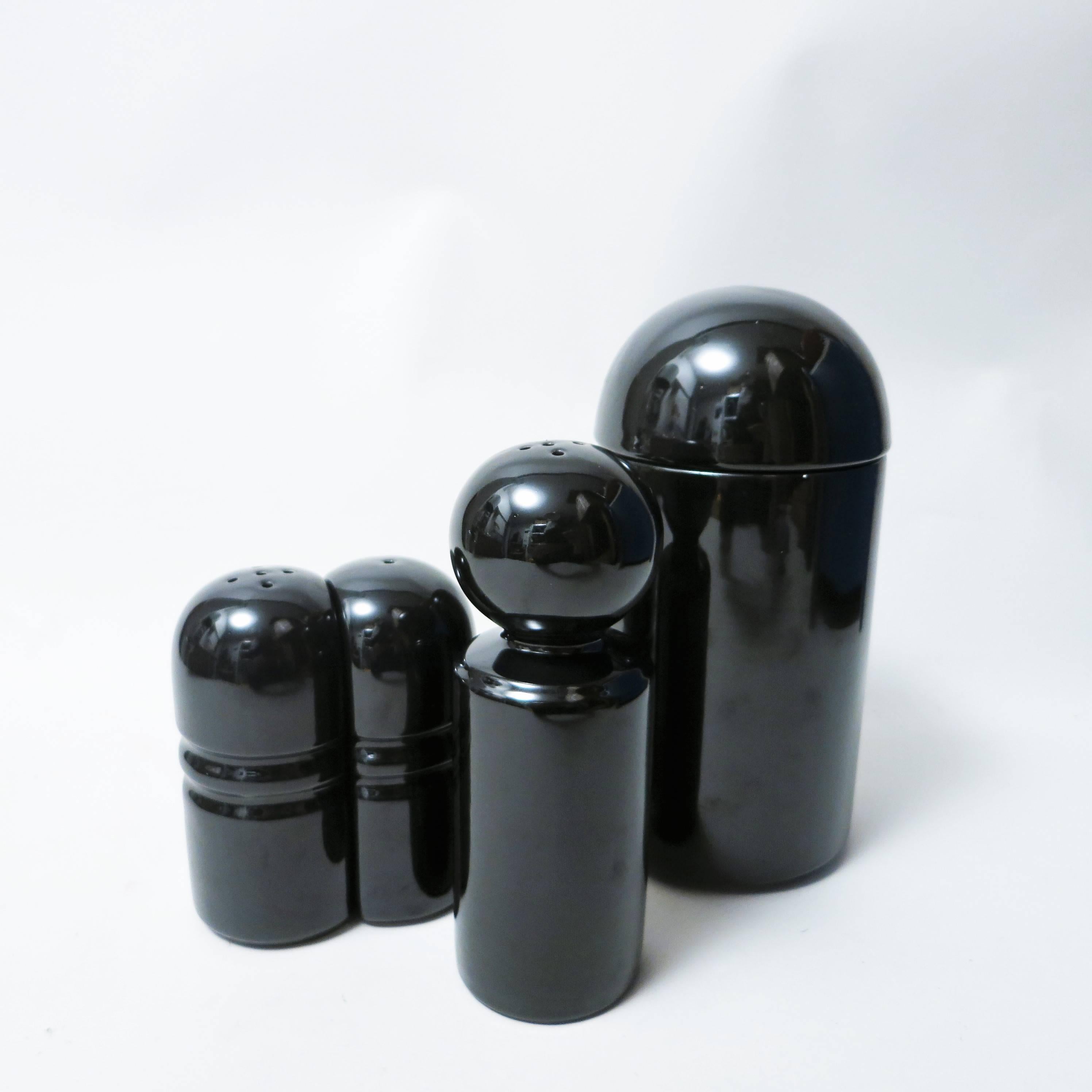 Salt and Pepper Shakers by Pino Spagnolo Sicart at 1stDibs