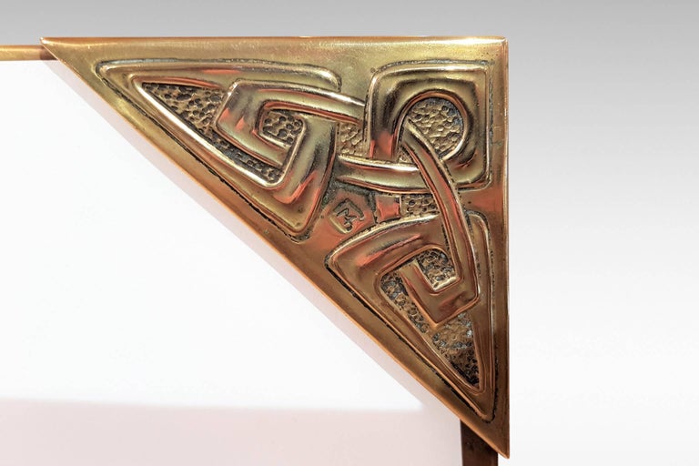 Margaret Gilmour, a Glasgow School Art Nouveau Brass Desk Blotter at ...