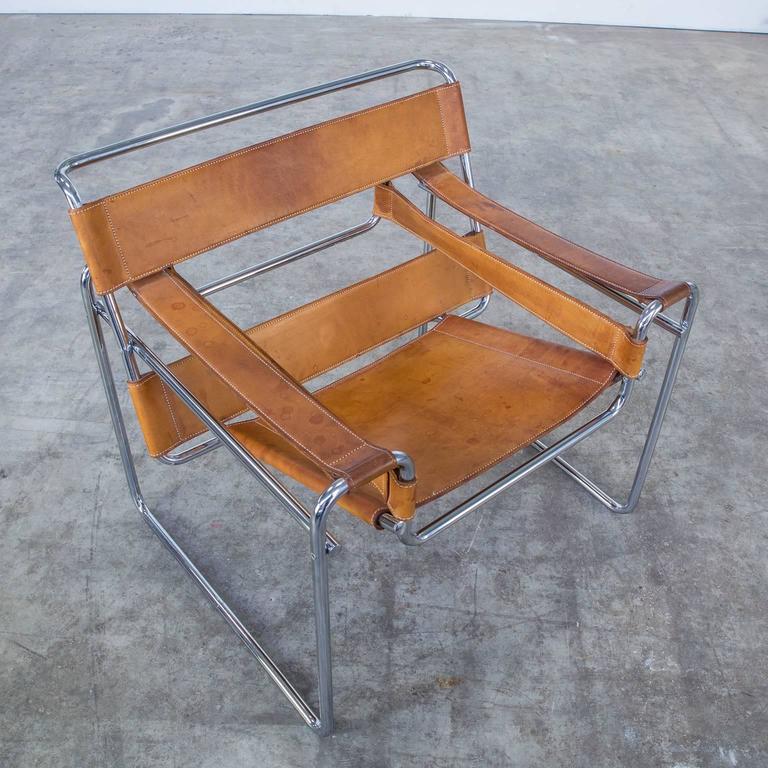 Marcel Breuer "Wassily B3" Chair for Gavina Italy Set of Two For Sale ...